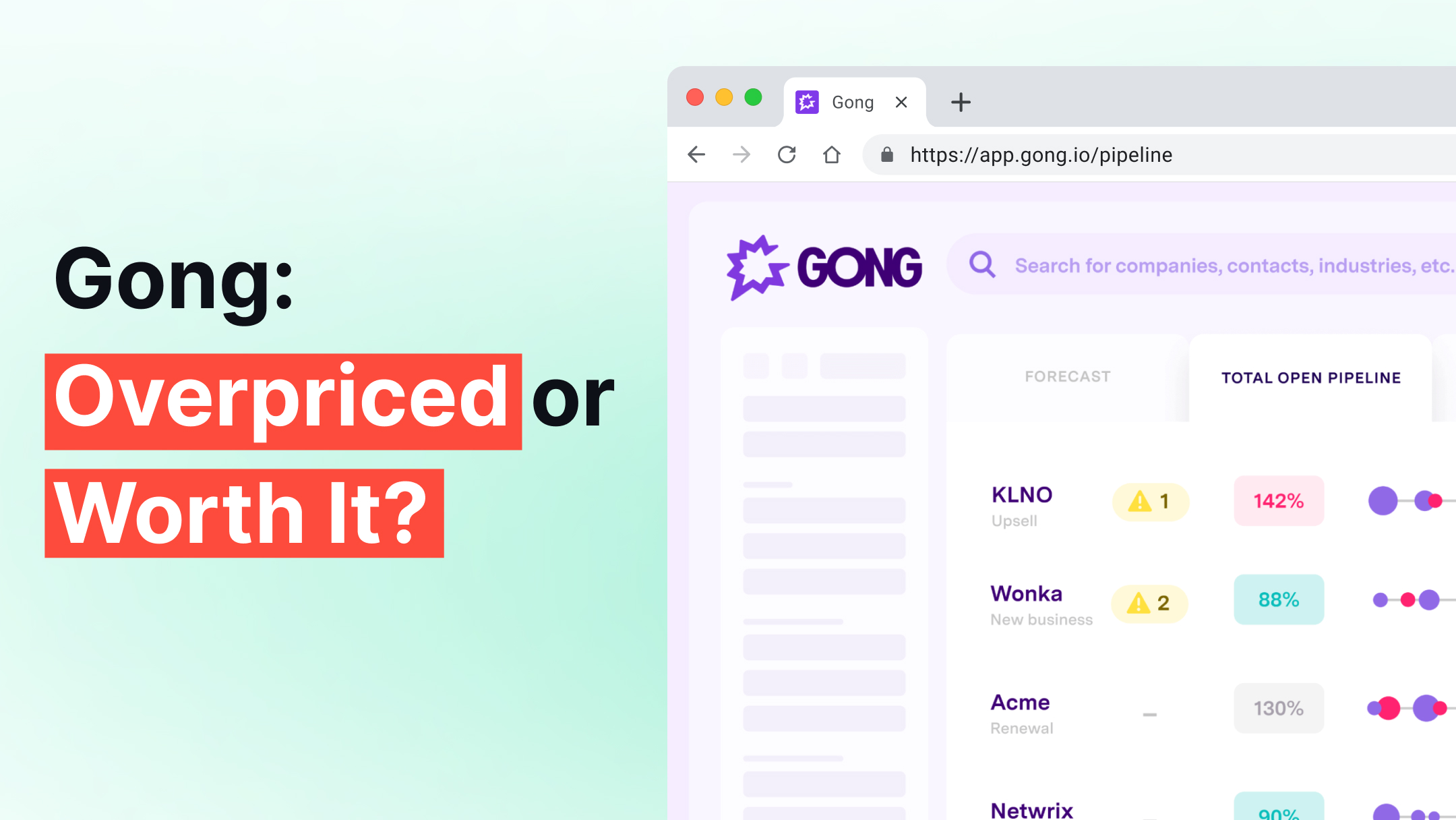 Everything you need to know about Gong pricing before buying